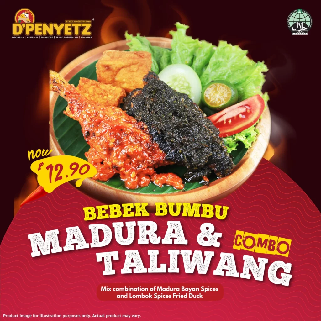 D'Penyetz Menu Singapore Prices & Promos Updated 2024