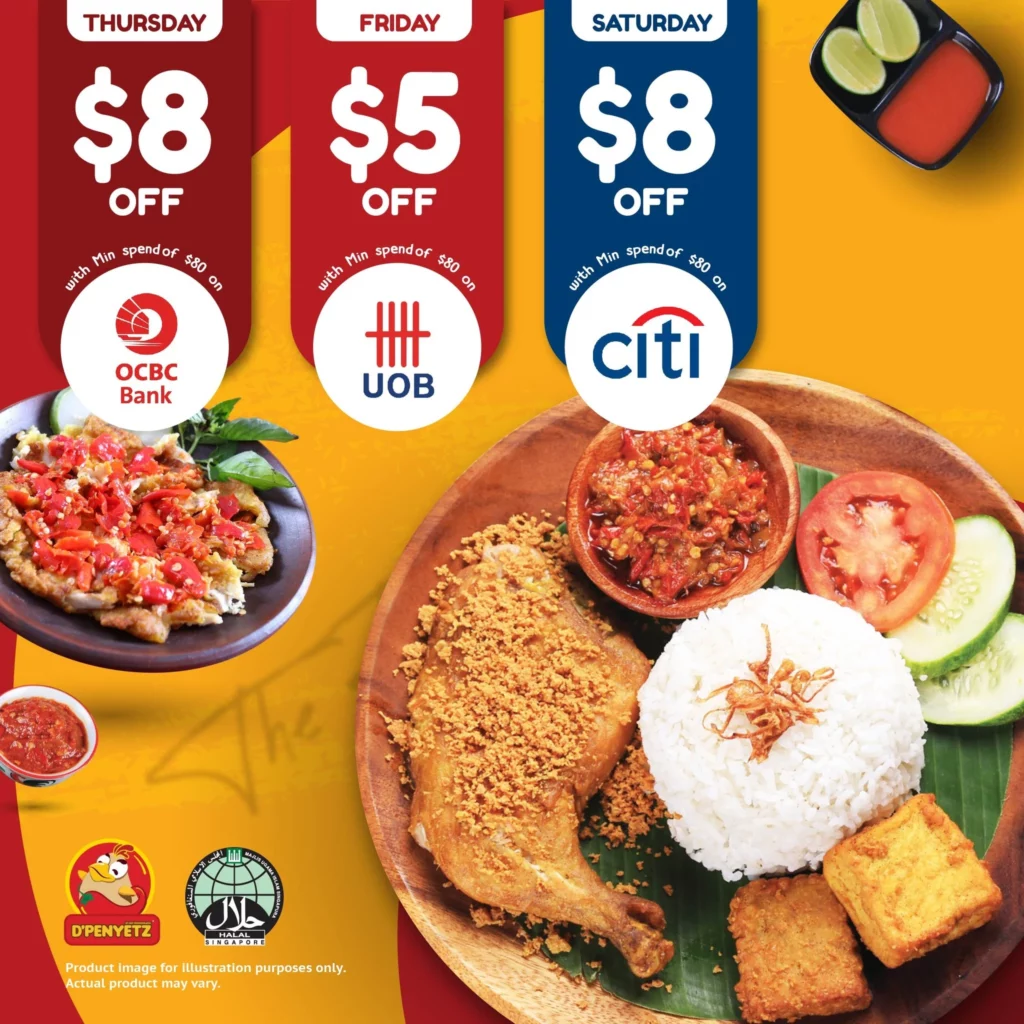 D'Penyetz Menu Singapore Prices & Promos Updated 2024